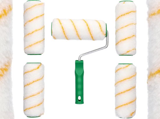 Professionele set van 5 verfrollers - rollen sets om te schilderen ...