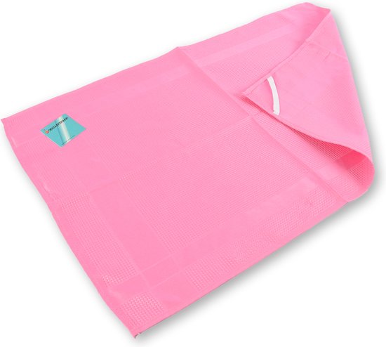 Discountershop Glazendoek Polierdoek - Roze - 67cm x 41cm - 80% ...