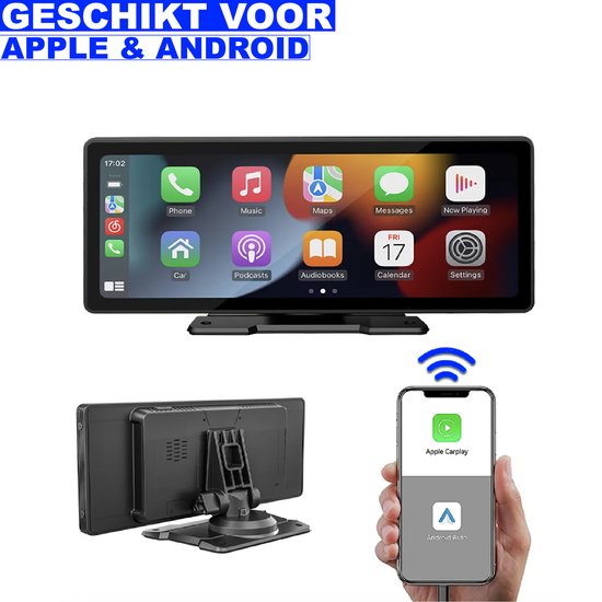Carplay Scherm - Touchscreen Navigatiesysteem - Apple & Android Auto | bol