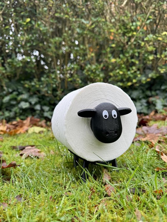 Toiletschaap, toiletpapierhouder voor 38 en 42 mm rollen, schaap ...