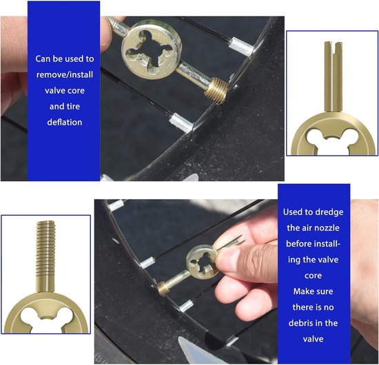 Fiets spaaksleutel wiel centreer universeel, nippelspanner, mini spaakspanner... | bol