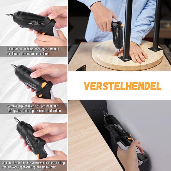 elektrische schroevendraaier - Met Led - boormachine - Accu ...