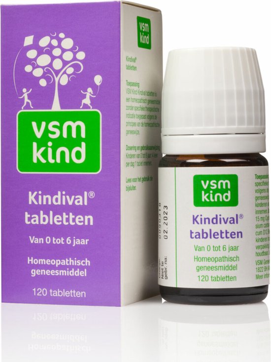 VSM Kind Kindival - 1 x 120 tabletten | bol