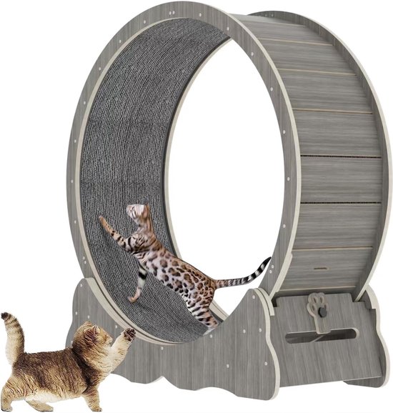 Loopwiel kat - Katten loopwiel - Looprad kat - Kattenwiel - Looprad | bol