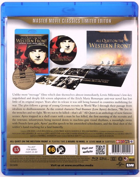 All Quiet on the Western Front [Blu-Ray] (Blu-ray), Louis Wolheim | Dvd's | bol