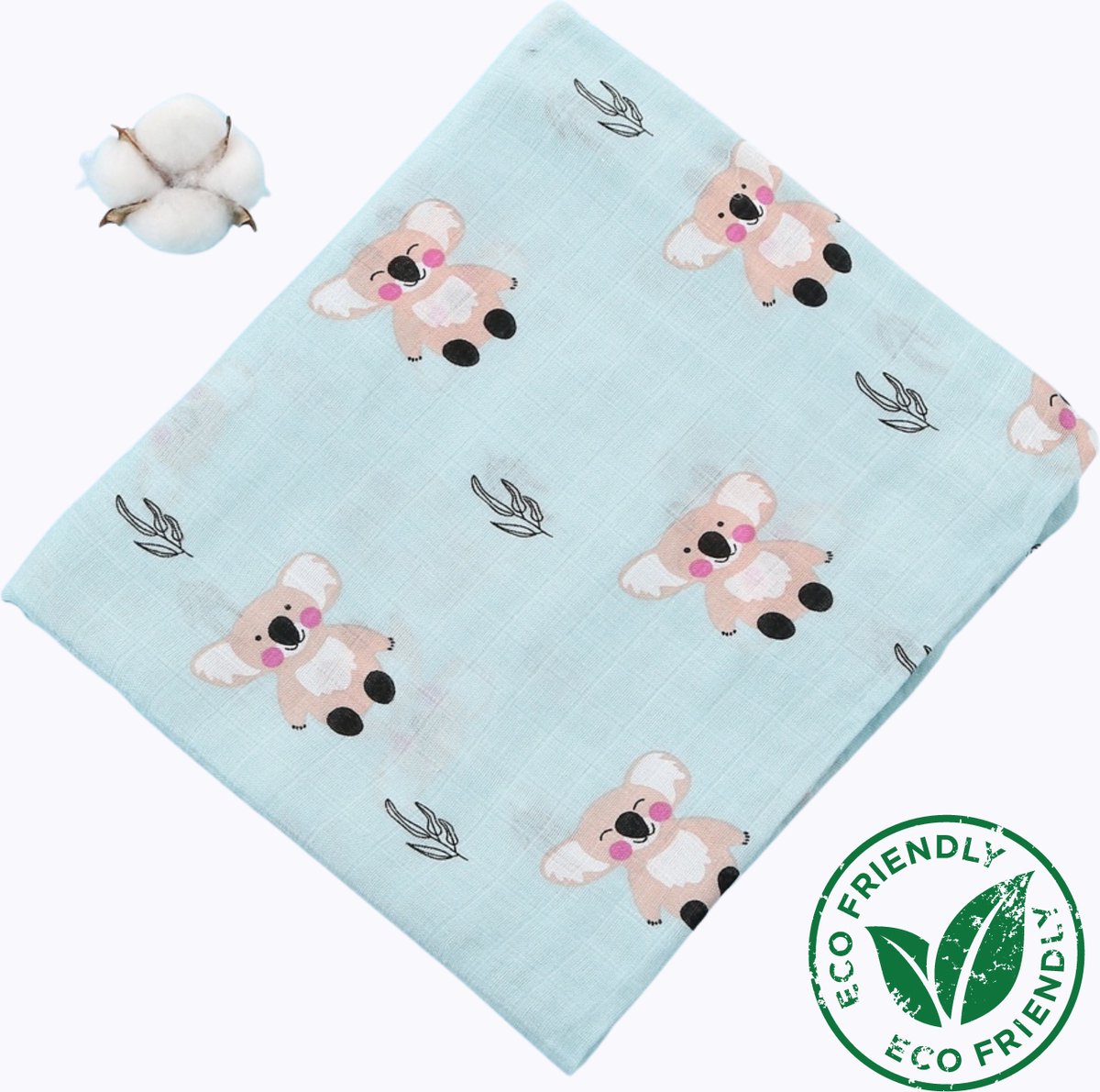 BoefieBoef Duurzame Baby Grote XL Hydrofiele Doek Baby 120x110 cm ...