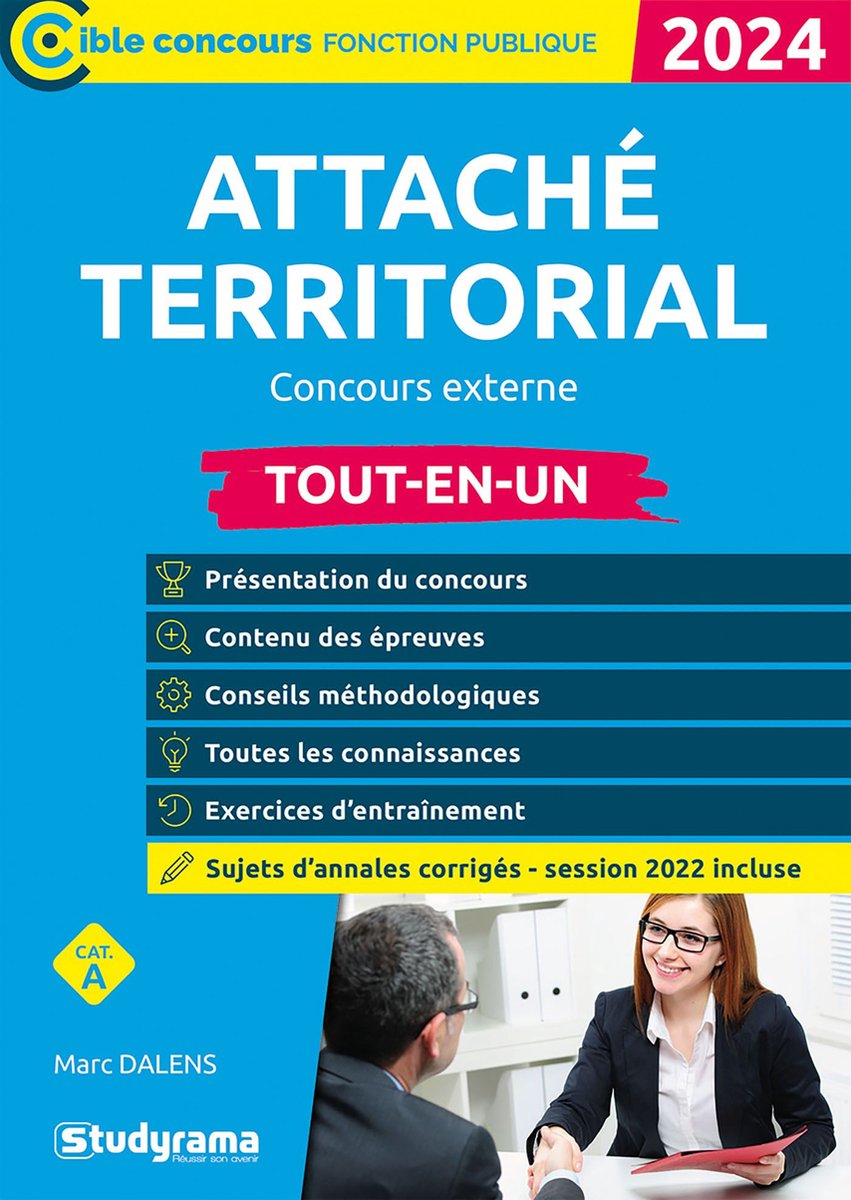 Attaché territorial : Concours externe - Tout-en-un - Catégorie A ...