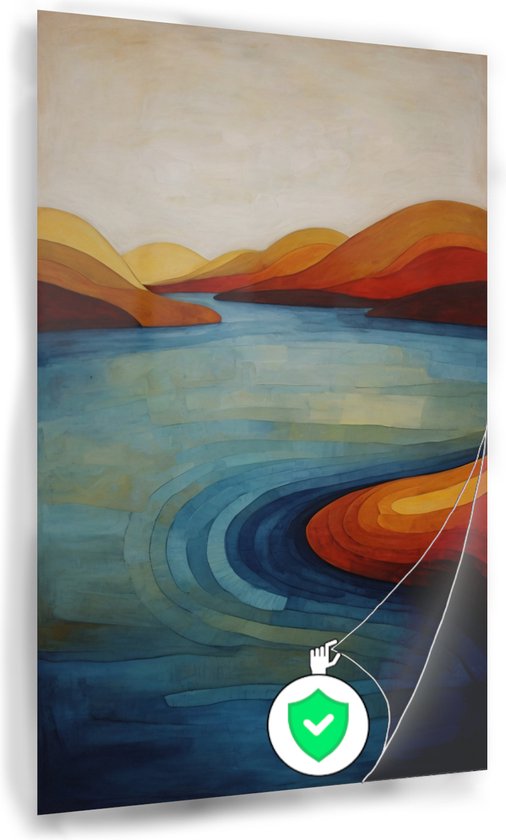 River Paul Klee stijl poster - Paul Klee posters - Poster natuur ...