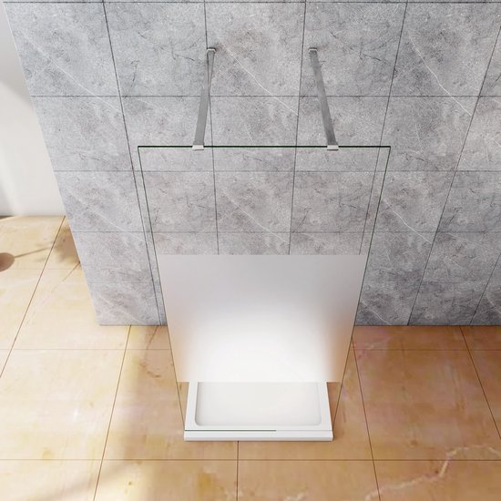 Inloopdouche 67,7x200cm,8mm NANO EasyClean veiligheidsglas matglas,N ...