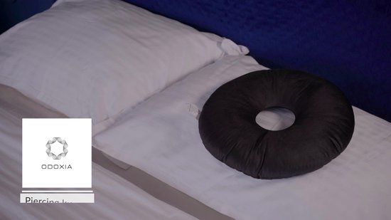 Piercing Kussen - Donut Kussen Met Gat Voor Oor - Hoofdkussen Zijslaper - Verstelbare... | bol