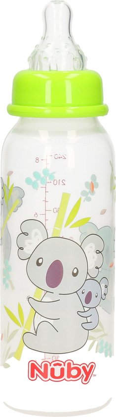 Nûby Baby Drinkfles - groen - 240 ml - babies antikoliekspeen | bol