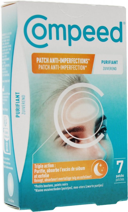 Compeed® Patch Anti-imperfection* Zuiverend Nacht | Hydrocolloïde patch ...