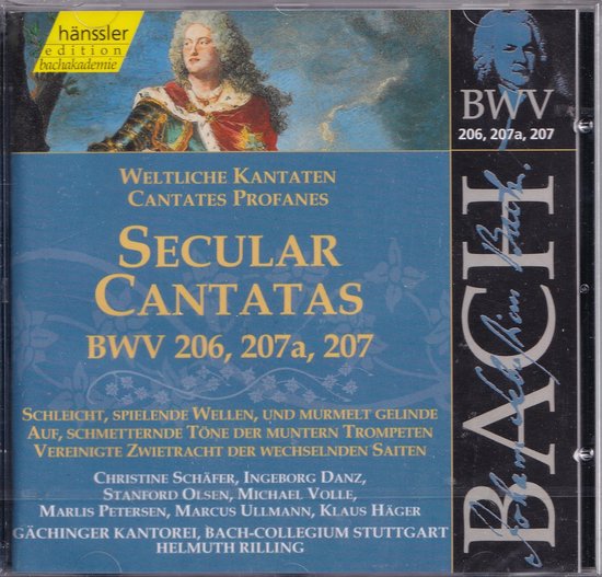 Secular Cantatas BWV 206, 207a, 207 - Johann Sebastian Bach - Gächinger ...