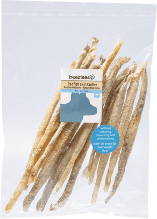 Beeztees Roodbaarshuid Curlies 100 Gram - Hondensnack | bol