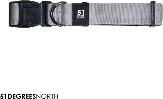 51 Degrees North - Wanderful - Collar - Nylon - Flat - Light Grey - 16 ...