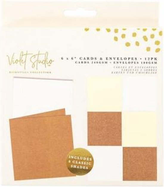 Violet Studio - Essential Collection - Classic Blanco Kaarten ...
