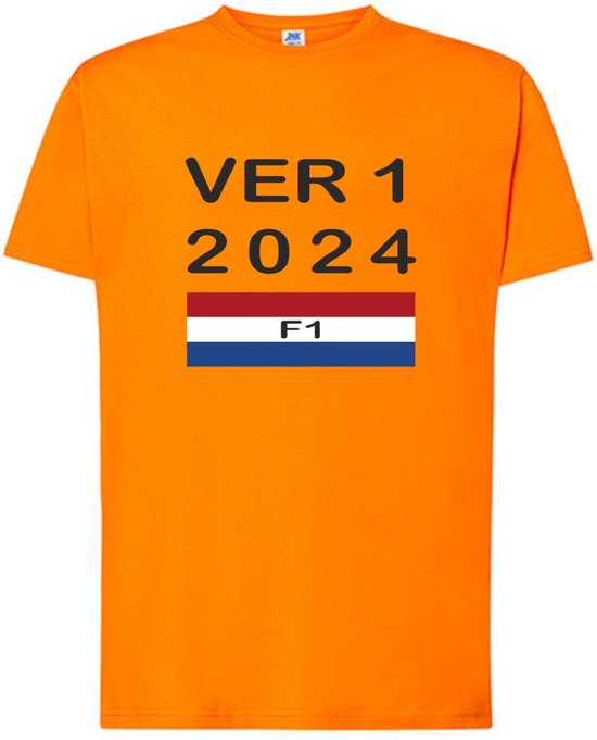 2024 T-shirt Max Verstappen Formule 1 Oranje Fan - Maat 3xlarge | bol