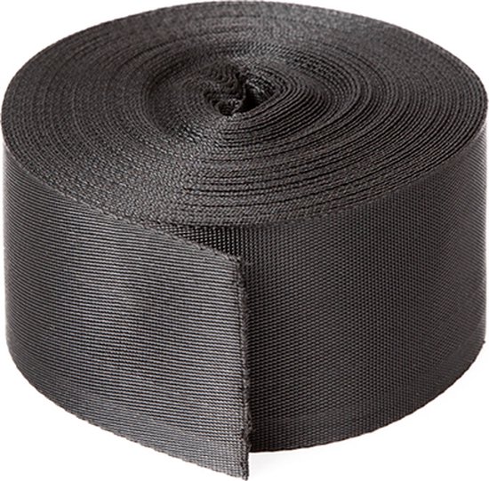 Rubbermagazijn | Boomband - Breedte 50mm - Gordelband - Zwart - Lengte ...