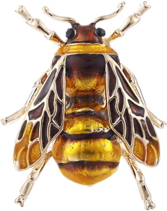 Wesp Broche - Stijlvolle Insectenpin voor een Charmante Look | bol