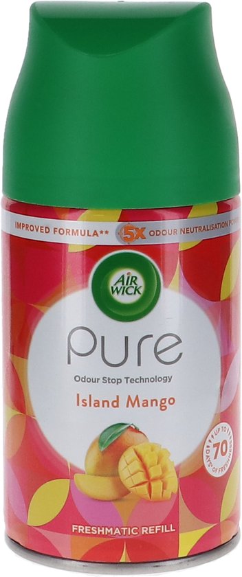 Air Wick - Luchtverfrisser - Navulling - Island Mango - 250ml | bol