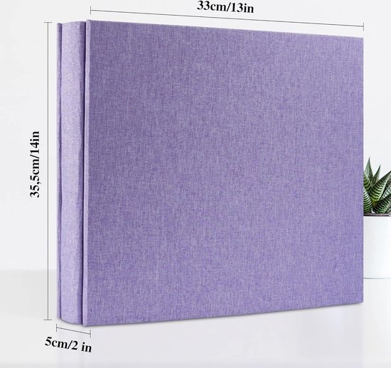 Fotoalbum 10x15 cm, 600 vakken, Linnen Cover Fotoalbum, voor ...