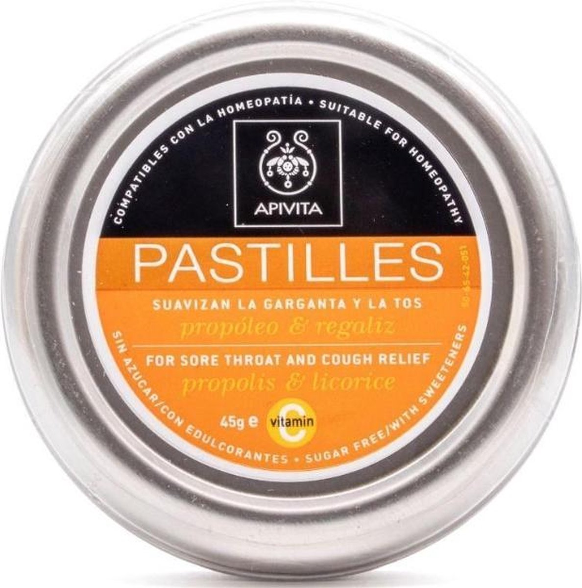 bol.com | Apivita Pastilles For Store Throat Propolis & Licorice 45g