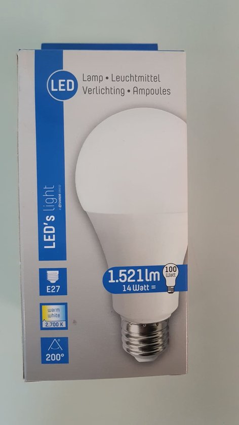 LED Lamp - E27 - Groot | bol