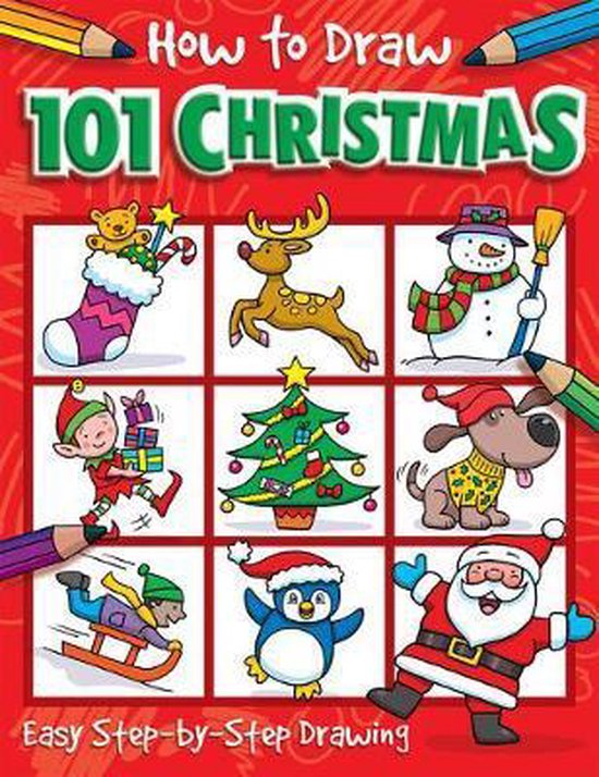 How To Draw 101- How to Draw 101 Christmas - A Step By Step Drawing ...