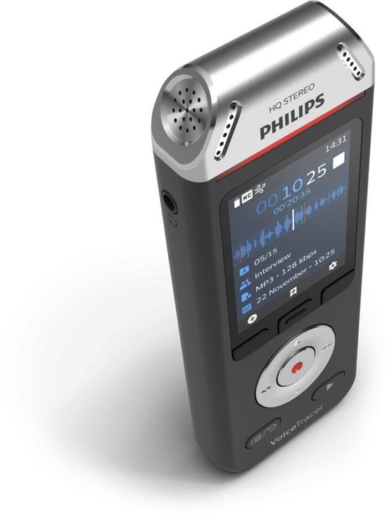 Philips Audio Recorder DVT28225, Stereo, 8GB, Nuance Dragon ...