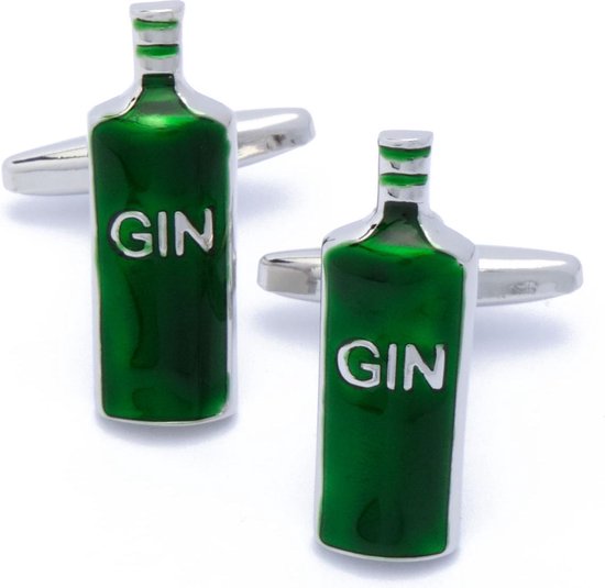 Manchetknopen - Gin Flessen Groen | bol