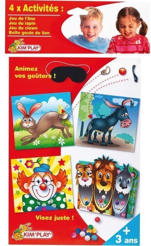 KIM'PLAY Kit Game Anne, Rabbit, Clow and Lion | bol.com