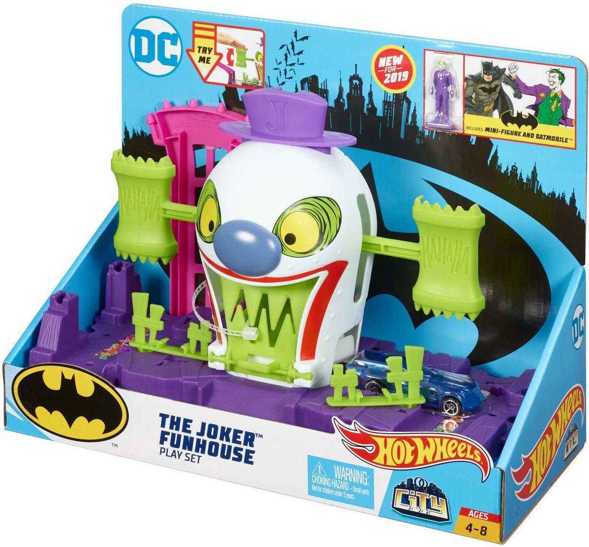 Hot Wheels DC The Joker Funhouse, Playset | bol.com