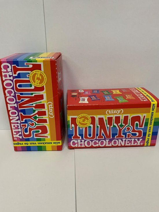 Tony's Chocolonely Chocolade Tiny's Mix MINI 22 stuks 9 gram (2 doosjes ...