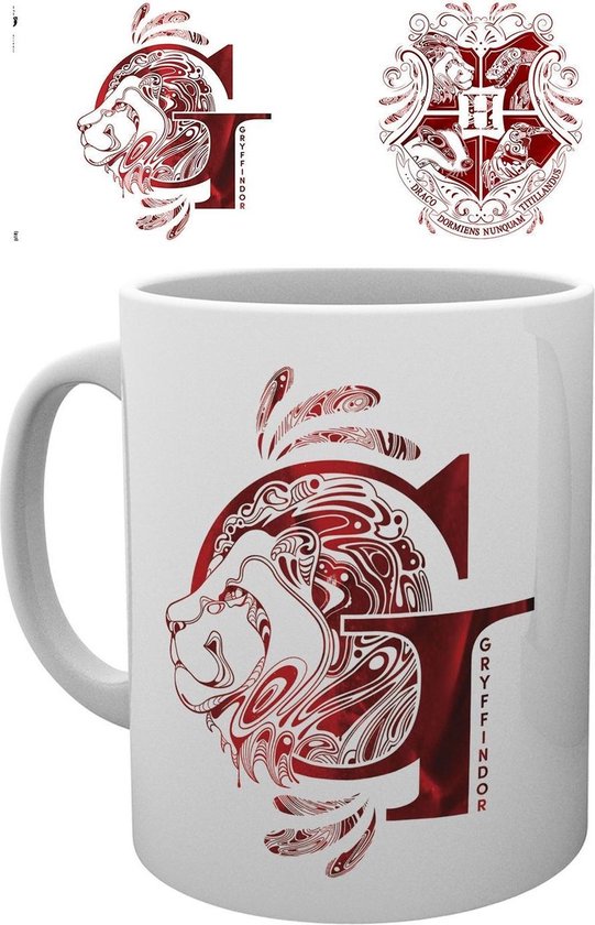 Harry Potter Gryffindor Monogram Mok | bol.com