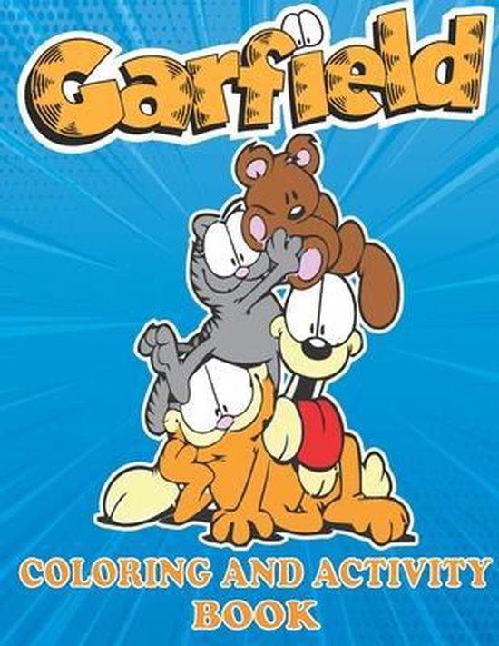 Garfield Coloring And Activity Book, Retailor Color Print House ...