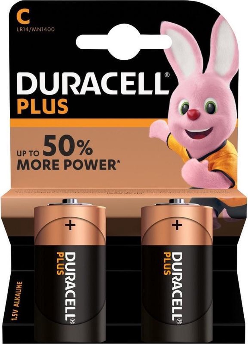Set van 10x Duracell C Plus batterijen 1.5 V - alkaline - LR14 MN1400 ...