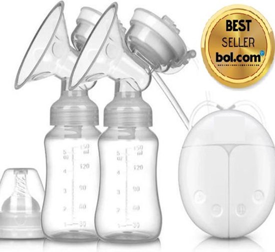 Elektrische dubbele borstkolf kolfapparaat - 2 kolven -BPA-Vrij - 150 ...