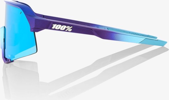 100% S3® Matte Metallic Into the Fade Blue Topaz Multilayer Mirror Lens + Clear Lens... | bol