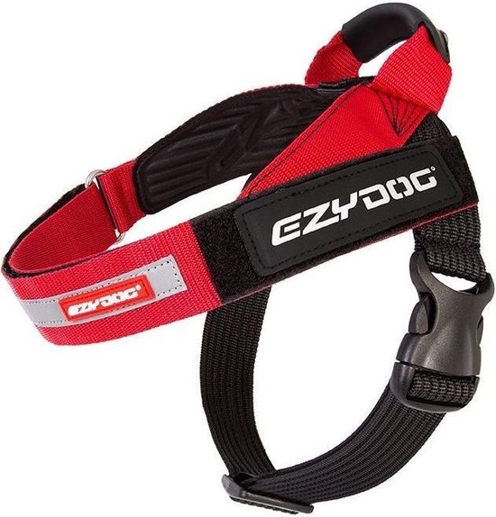 EzyDog Express Reflecterend Honden Tuigje - Honden Harnas - XS - Rood | bol