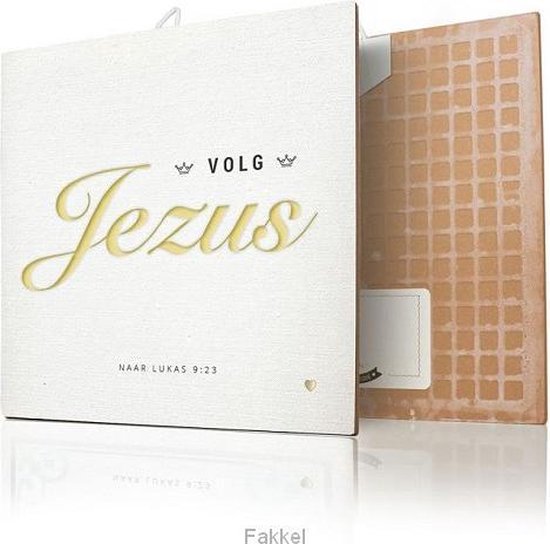Tegel 15x15cm - Volg Jezus | bol