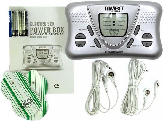 Rimba Electro Play - Electronische Erotische Stimulatie - Powerbox Set Met LCD display | bol