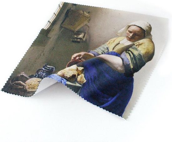Brillendoekje, 15x15, Het Melkmeisje, Vermeer | bol