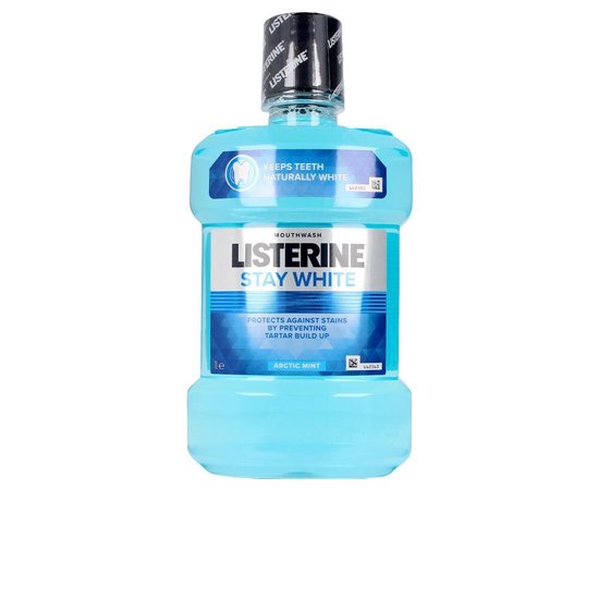 Mondwater Stay White Listerine (1000 ml) | bol