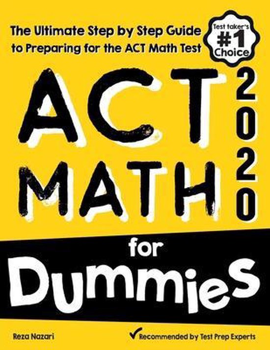 ACT Math for Dummies | 9781646129041 | Reza Nazari | Boeken | bol.com
