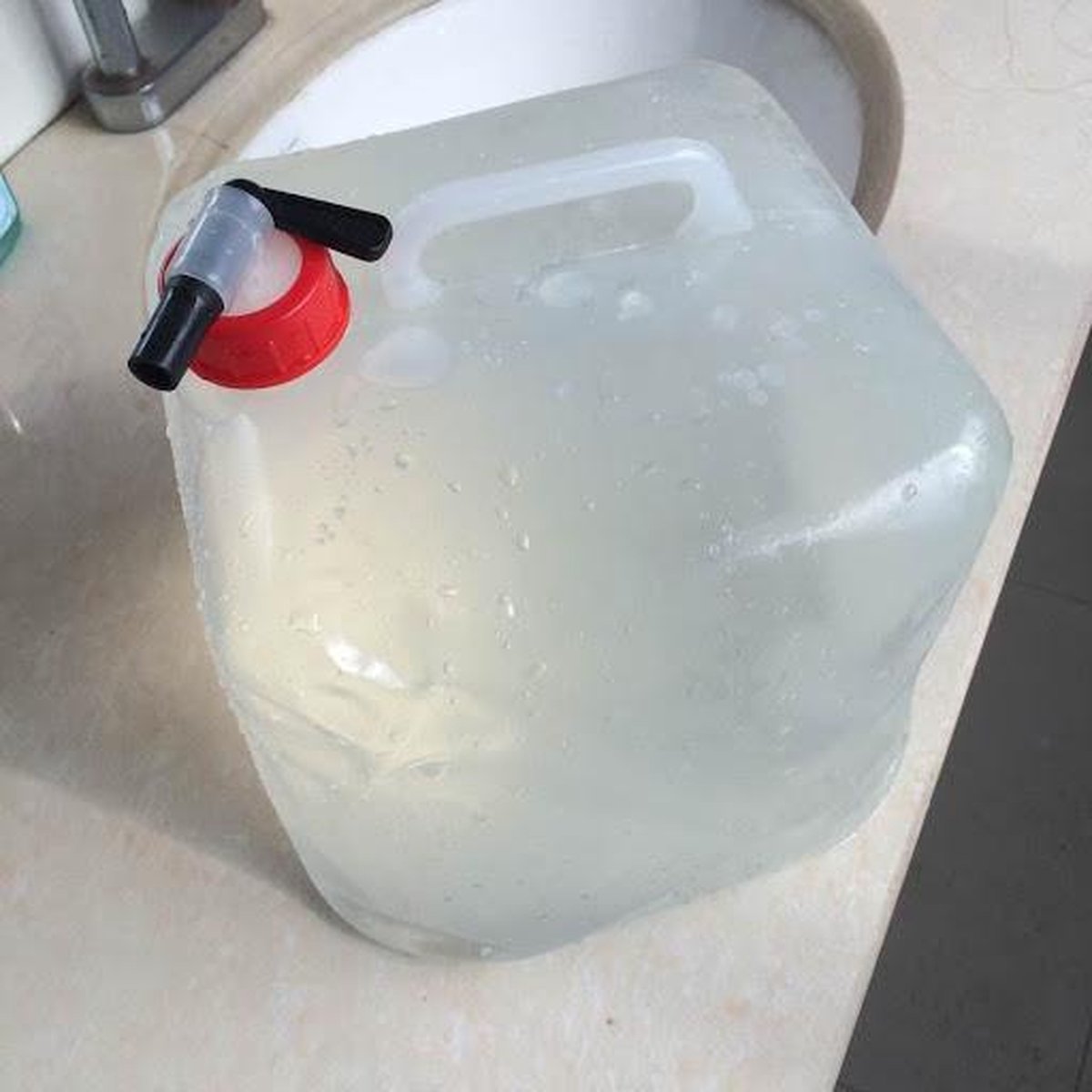 Opvouwbare watercontainer 10 L| watercontainer met tapkraan ...