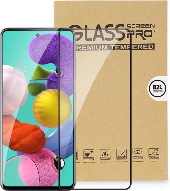 Samsung Galaxy A51 Screen Protector Glas Volledige Dekking | bol
