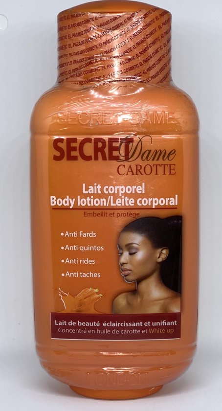 Secret Dame Carotte Body Lotion 500ml | bol.com