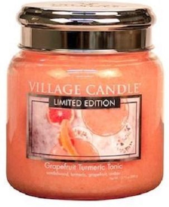 Village Candle Medium Jar Grapefruit Turmeric Tonic | bol.com