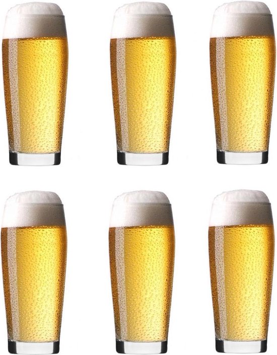Bierglazen Glazen 500ml Chill Collection - Set 6 stuks Fluitje | bol.com