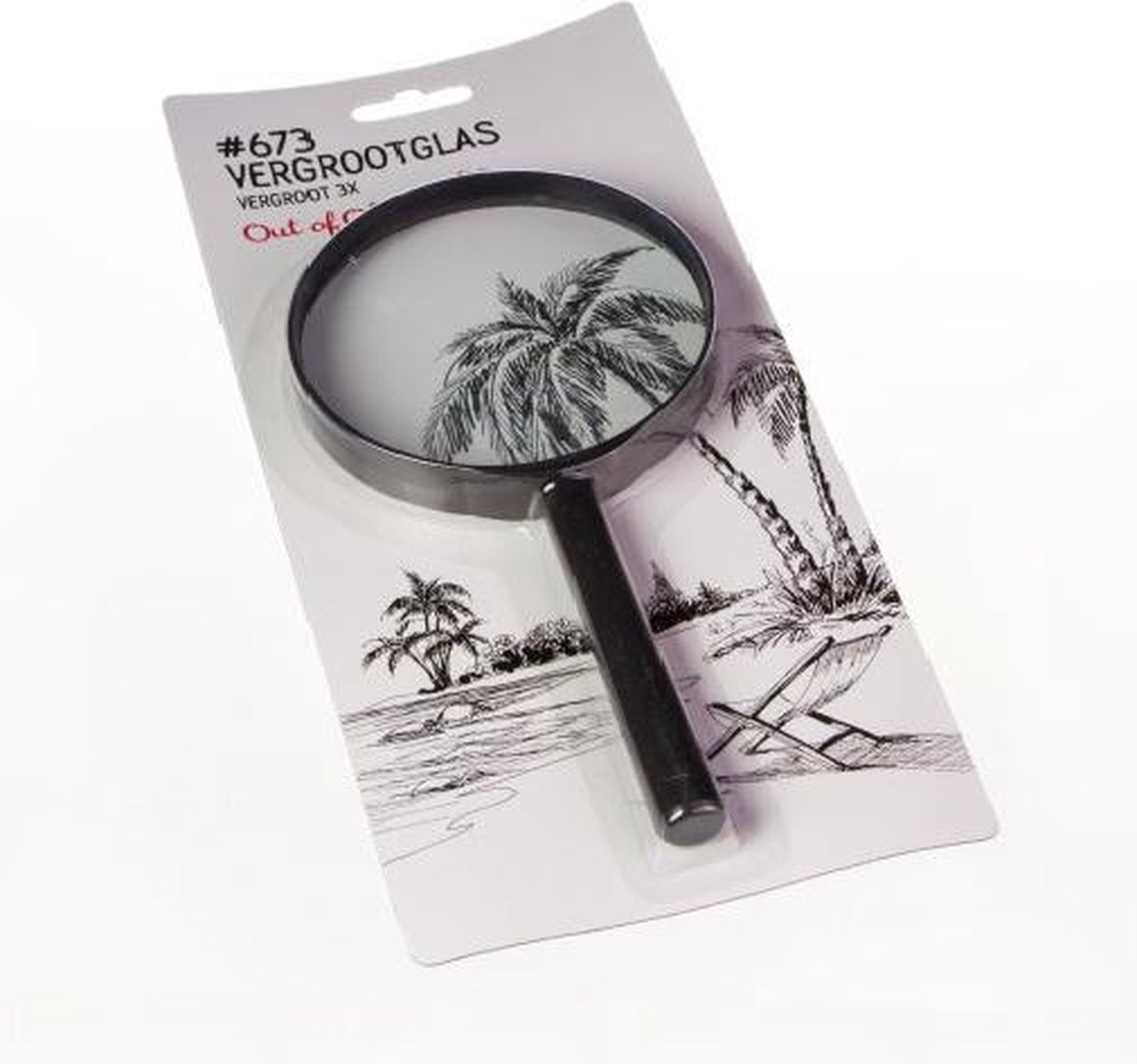 Vergrootglas - Loep - Vergroot tot 3 keer - Gemaakt van echt glas | bol